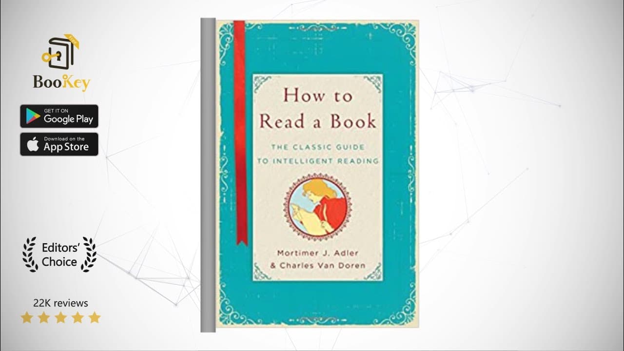 How to Read a Book Book Summary By Mortimer J.Adler A classic guide to ...