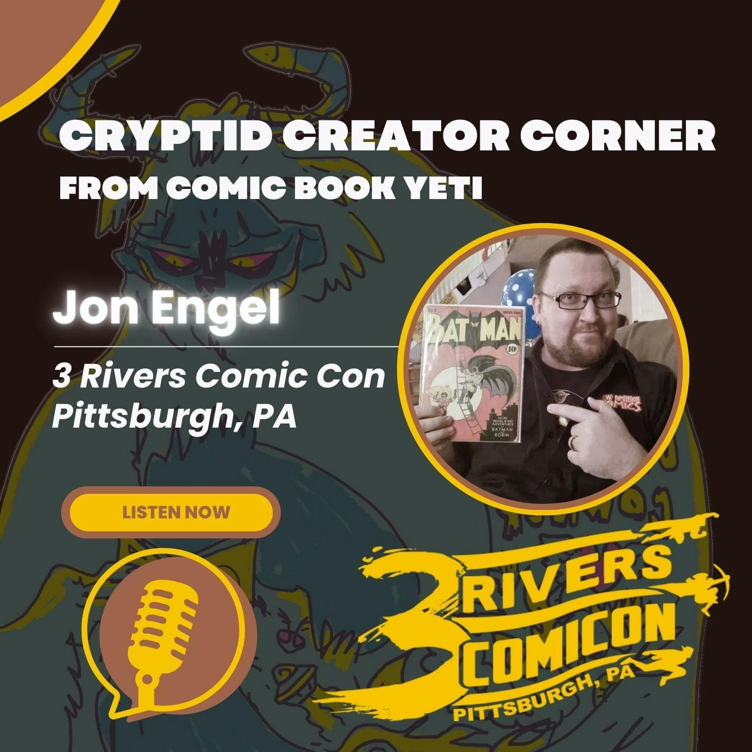 3 Rivers Comic Con - An Interview With Jon Engel | The Comic Book Yeti ...