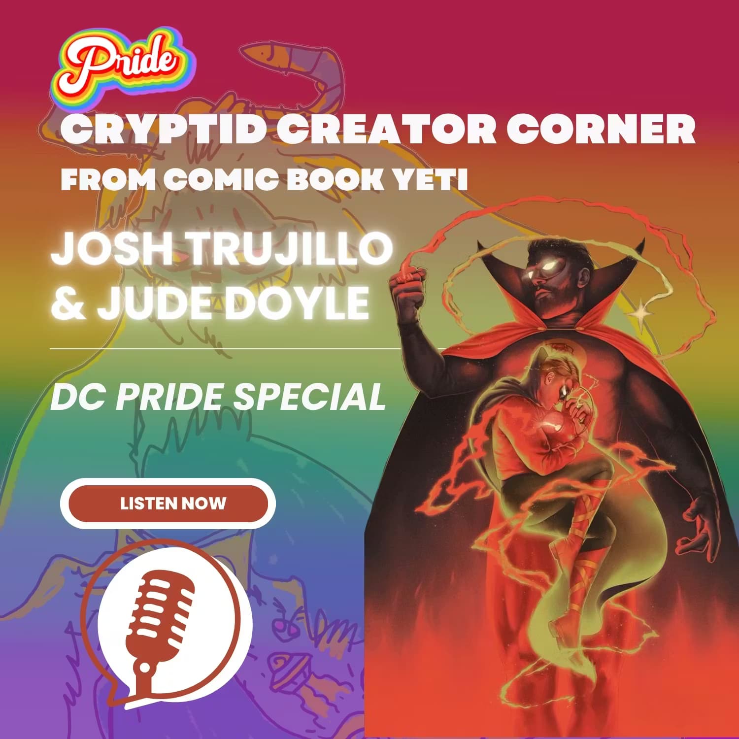 Josh Trujillo and Jude Doyle - DC Pride 2025 | The Comic Book Yeti ...