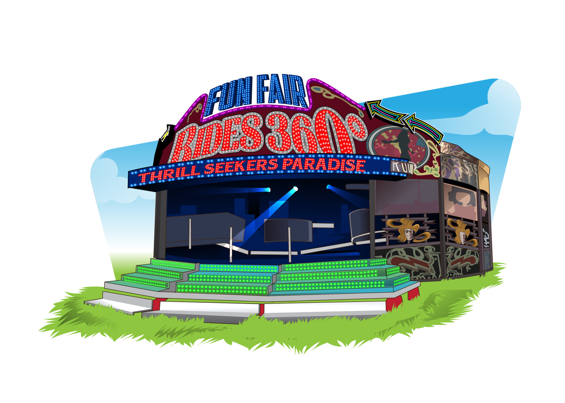 FUN FAIR RIDES 360 HOME PAGE | THRILL SEEKERS PARADISE