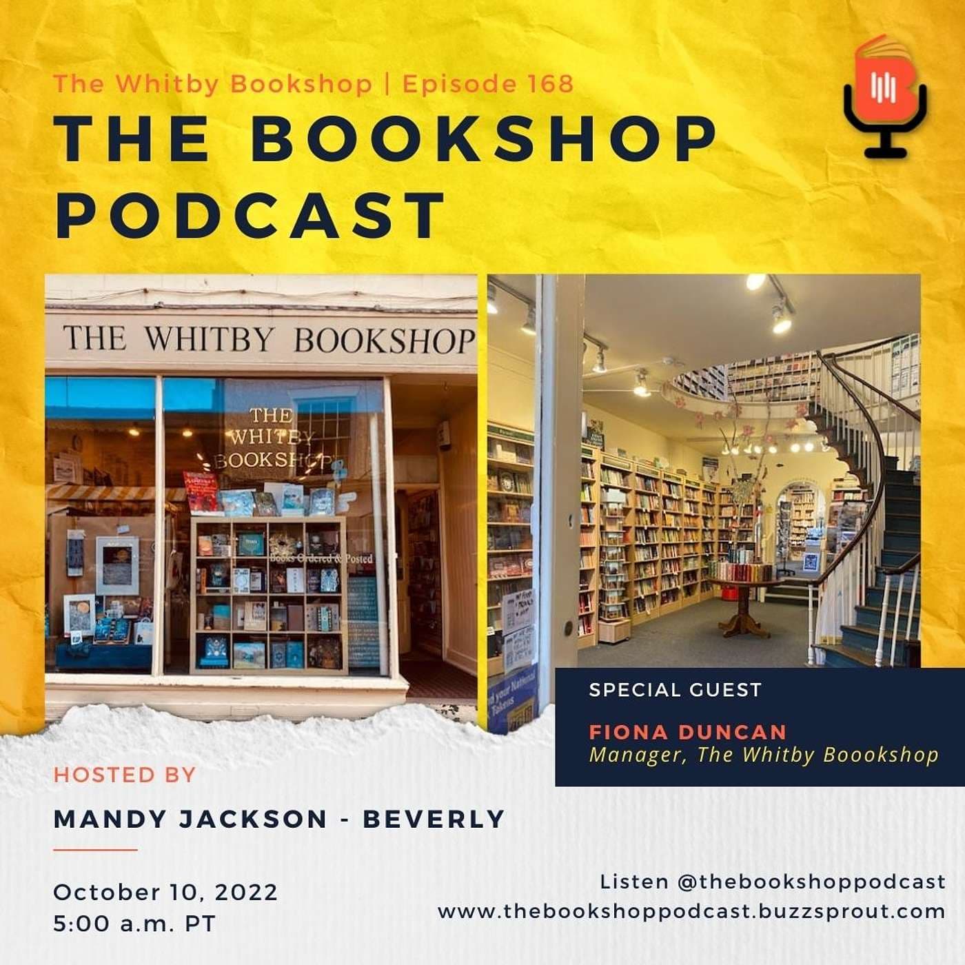 Fiona Duncan, The Whitby Bookshop | The Bookshop Podcast - Mandy ...